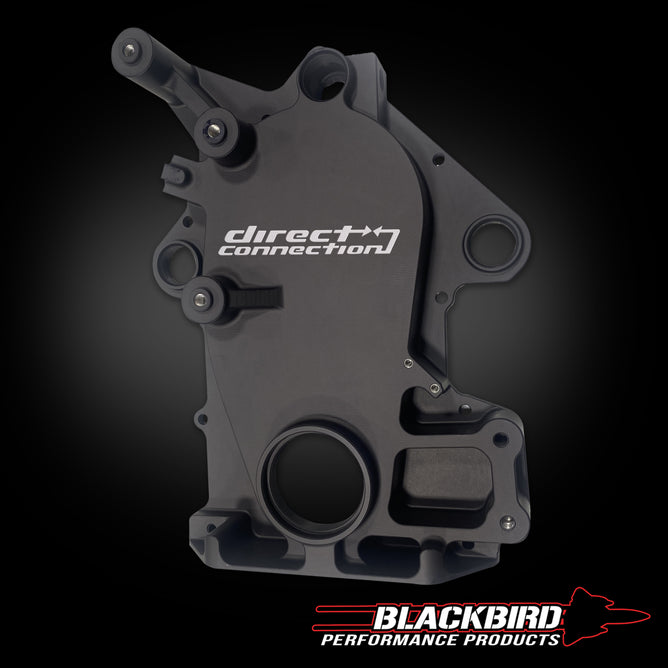 Direct Connection Billet Aluminum Front Cover Kit, Belt Drive, Remote
